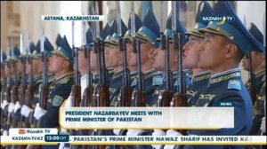 Переговоры президента Казахстана с премьер министром Пакистана