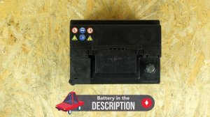 How to replace the car battery Berlingo mk2 1.6 16V ?