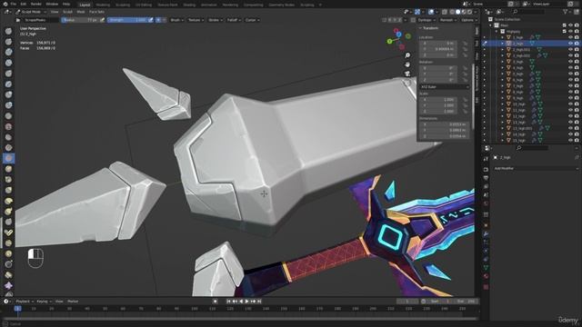 011 Sculpting the Hilt 2