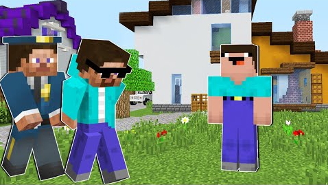 НУБ ПОЙМАЛ ВОРА В МАЙНКРАФТ ! НУБИК В ГОРОДЕ И ТРОЛЛИНГ ЛОВУШКА В MINECRAFT Дак Плей