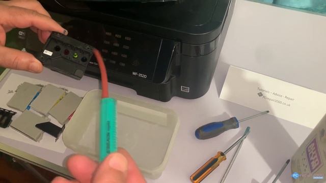 Epson Printer Clogged Nozzle Print Head cleaning - Removal and Repair ...