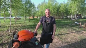 Грилим в "Жили были", обзор рюкзака, выиграли кружку на канале "Лютые походники"