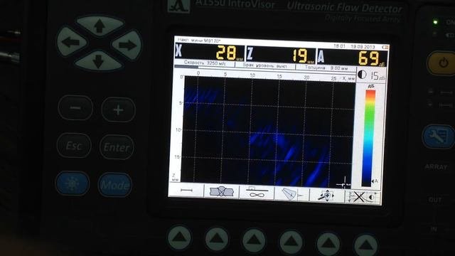 2 часть_Обзор А1550 Introvisor (ультразвуковой томограф для металлов)
