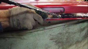 Замена заднего  стекла на hyundai I 20. авторемонт
