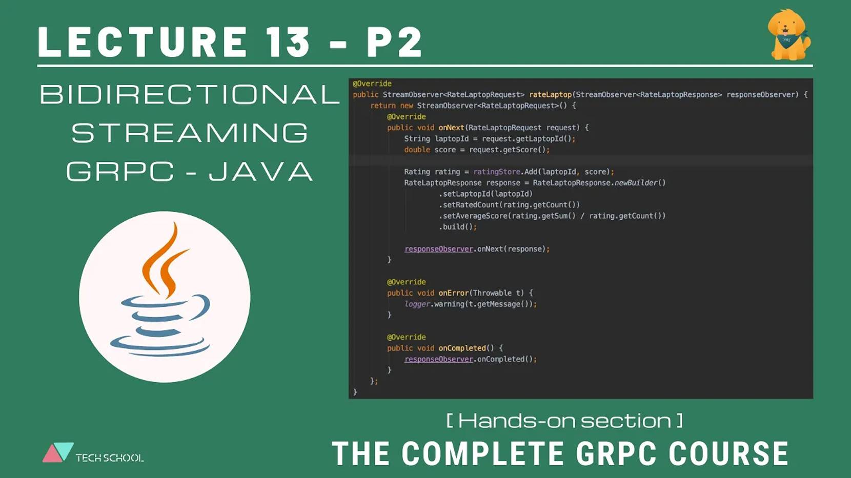 TECH SCHOOL - [gRPC #13.2] Implement bidirectional-streaming gRPC - Java - 2020-02-22