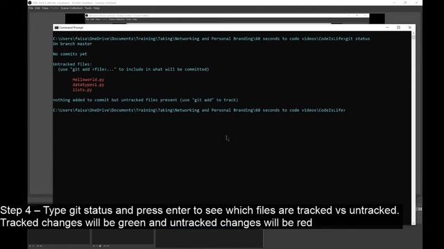How Track Commit and Push Changes to GitHub - 60 Seconds to Code – смотреть онлайн видео от ...