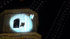 Полет ангела над Софийской площадью 24. 12. 17.
