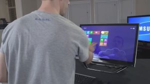Samsung Windows 8 Touch Screen All in One 27" DP700 7 Series Unboxing Linus Tech Tips