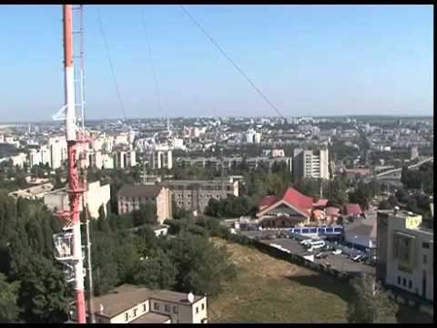 Панорама Белгорода с городской телевизионной башни