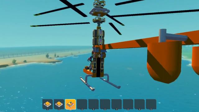 Scrap Mechanic, helicopter, swashplate, Fant mod