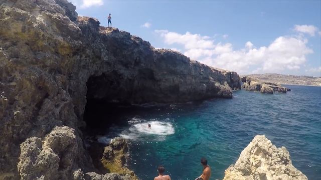 Trip To Comino Malta 2016 - Cliff Diving - Daniel Formosa - смотреть ...
