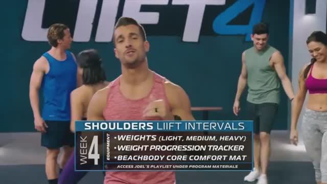 Liift4 - week 4 - 3 shoulders liift intervals