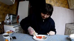 Обед суп с рыбкой и макароны