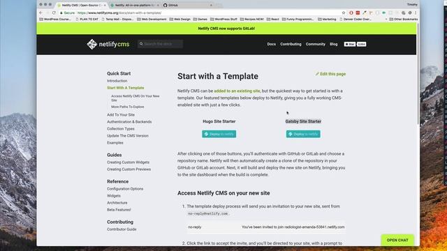 Part 1 - Build a portfolio website with Netlify and NetlifyCMS - 2018 ...
