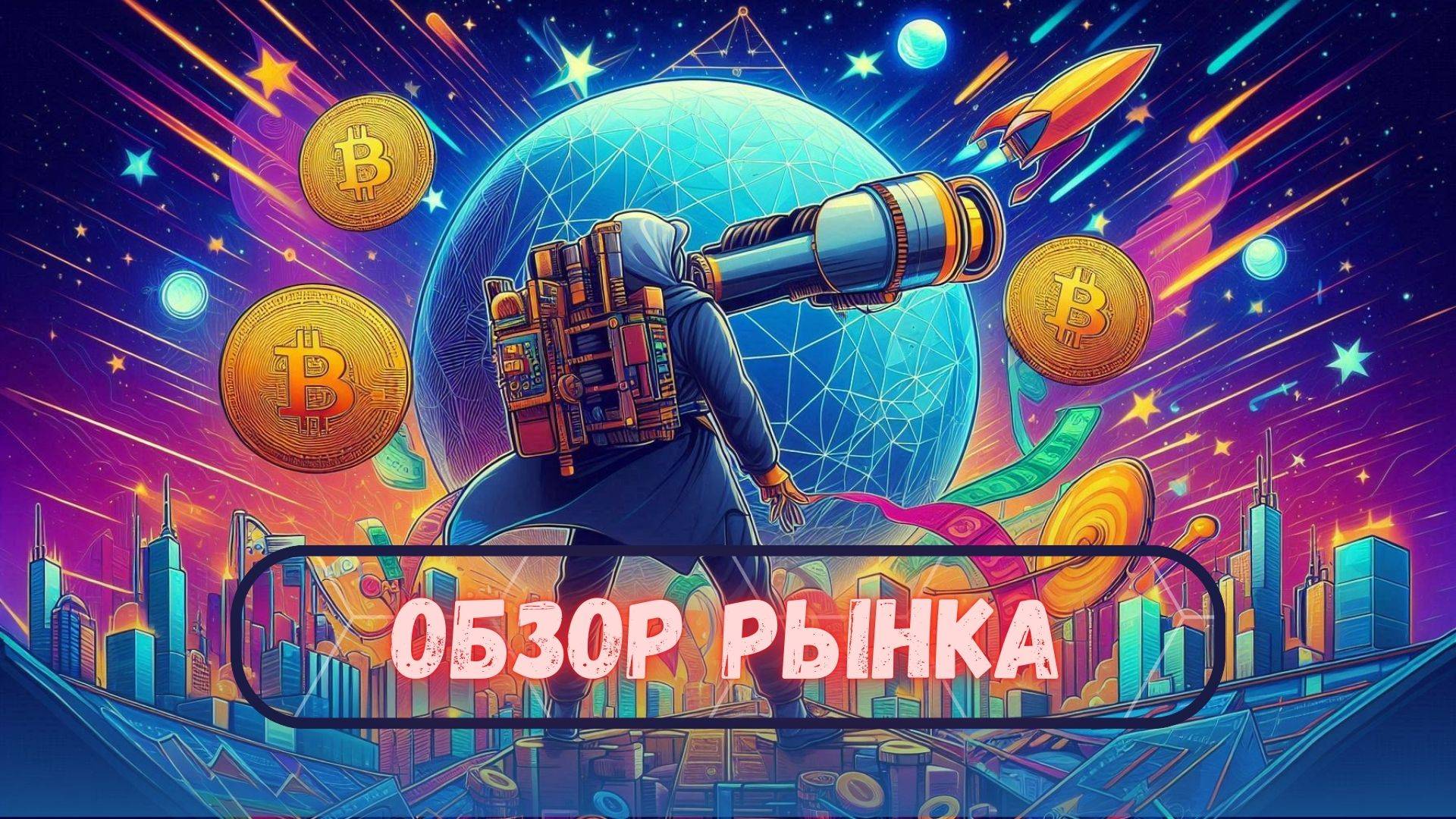 Обзор Монет | BTC | ETH | SOL | 08.05 | Hermes Crypto's