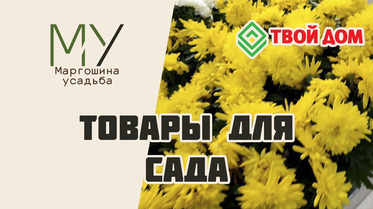 Семена, цветы и удобрения  в гипермаркете Твой Дом