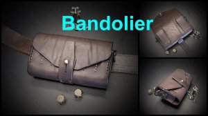 Make a leather Bandolier -  White Witcher design
