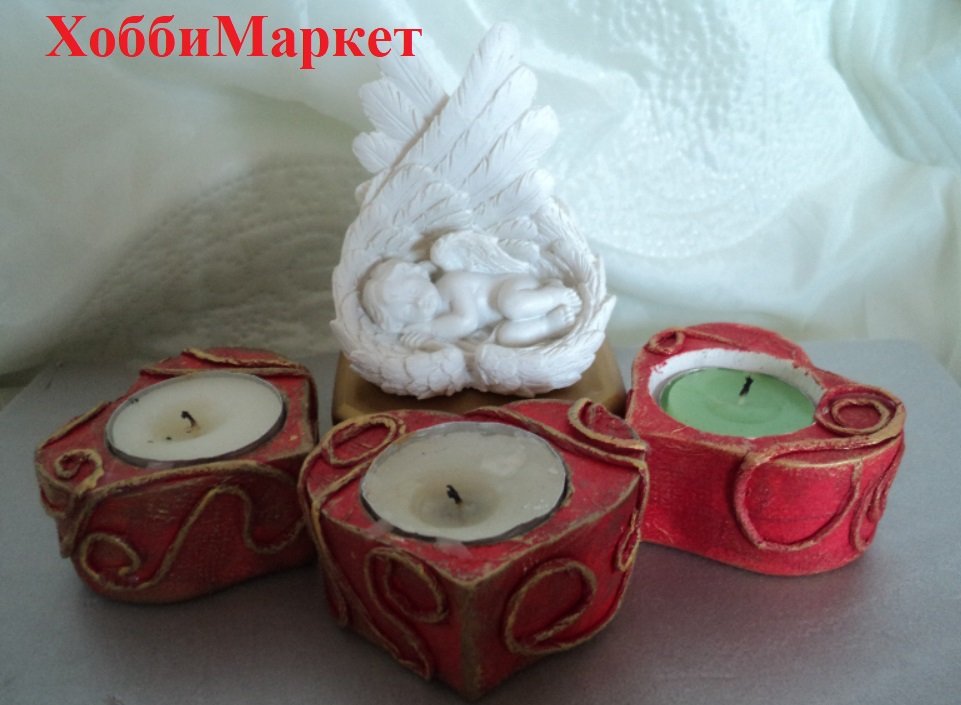 Подсвечники _сердечные_ своими руками. ХоббиМаркет