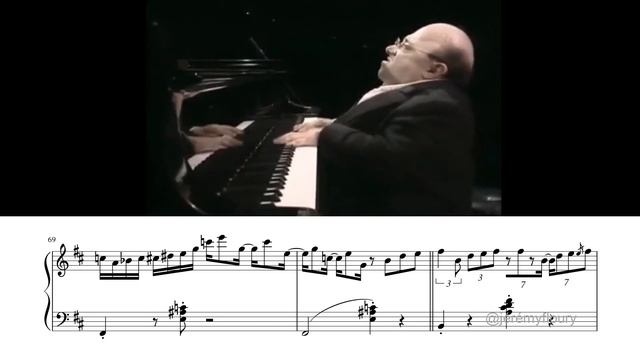 Michel Petrucciani  Estate Marciac  Sheet music transcription