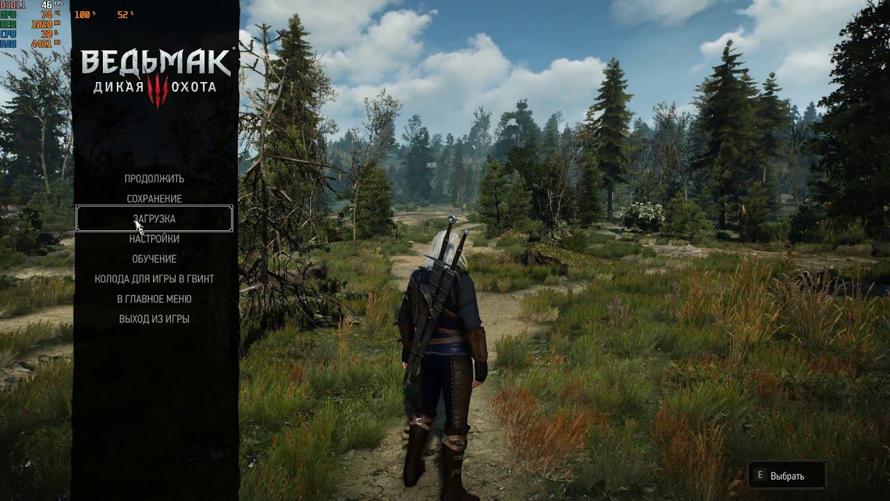 Ведьмак 3: Дикая Охота ( Fx 8300 3.3 GHz, GTX 950 , 12гб ОЗУ)