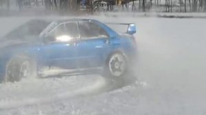 Conor Daly snow drifting 2010