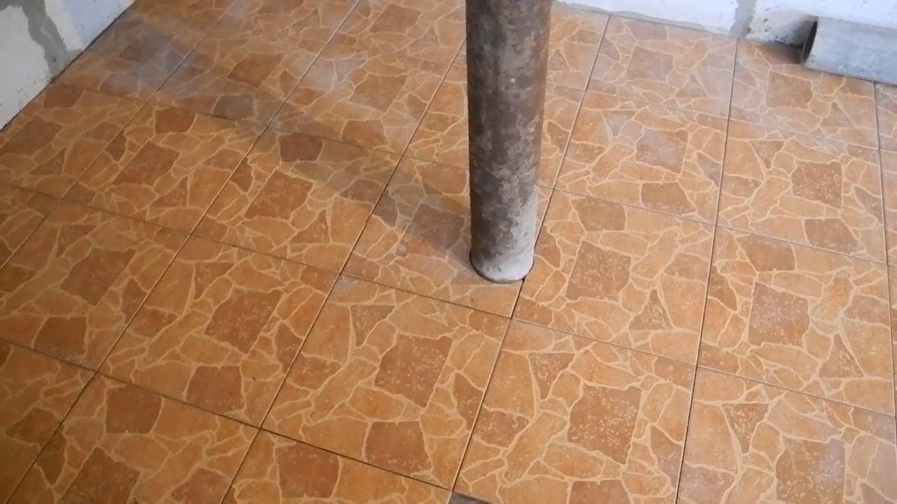 Как уложить плитку на пол в частном доме ч.3 (результат)