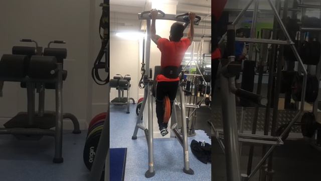 Weighted pull ups- building back from injury!
