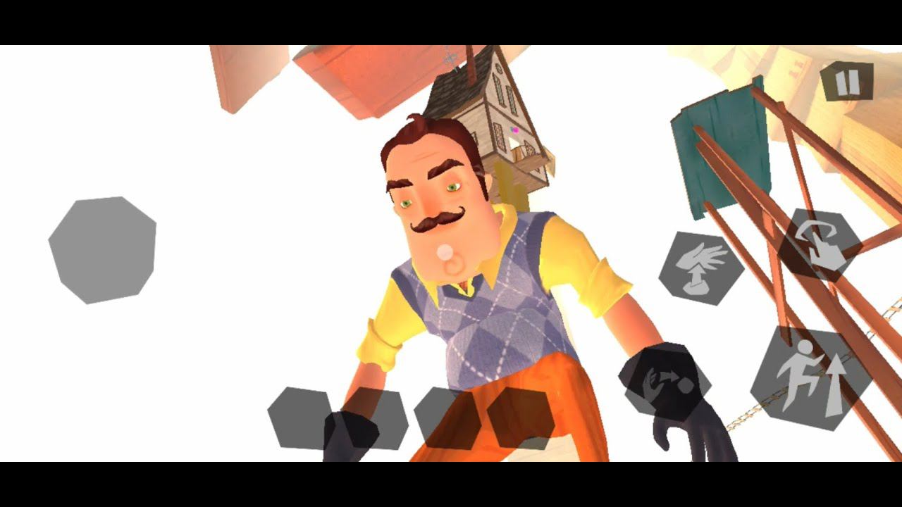 Hello Neighbor. Что будет, если подойти к соседу вплотную в Акт  Финал? Видео по просьбе подписчиков