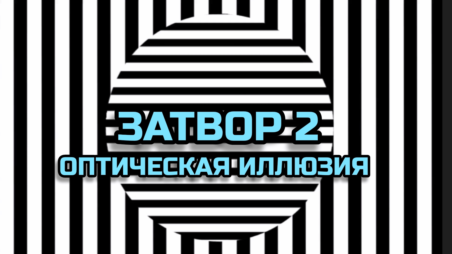 ЗАТВОР 2. ОПТИЧЕСКАЯ ИЛЛЮЗИЯ. ОПТИЧЕСКИЙ ЭФФЕКТ.