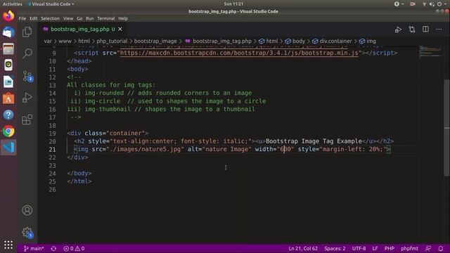 HTML img tag with Bootstrap classes | Bootstrap Image Thumbnail ...