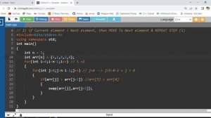 Bubble Sort in C++ [ARRAYS] || Lecture - 17 || DSA Placement Series