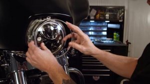 How To Install LED Motorcycle Headlight Trim Ring by Custom Dynamics
