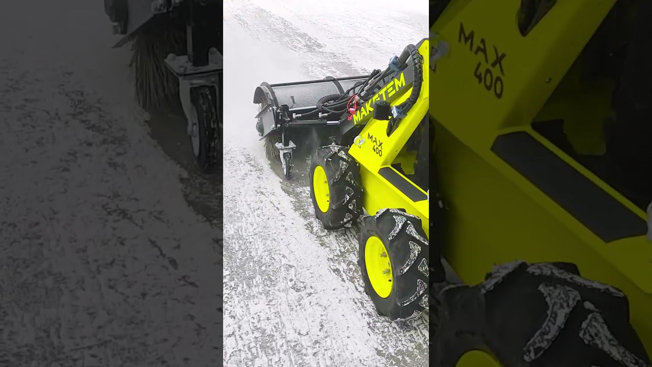 Мини-Погрузчик ❯ MAKSTEM  ❯ Щётка Поворотная #сделановроссии #спецтехника #минипогрузчик