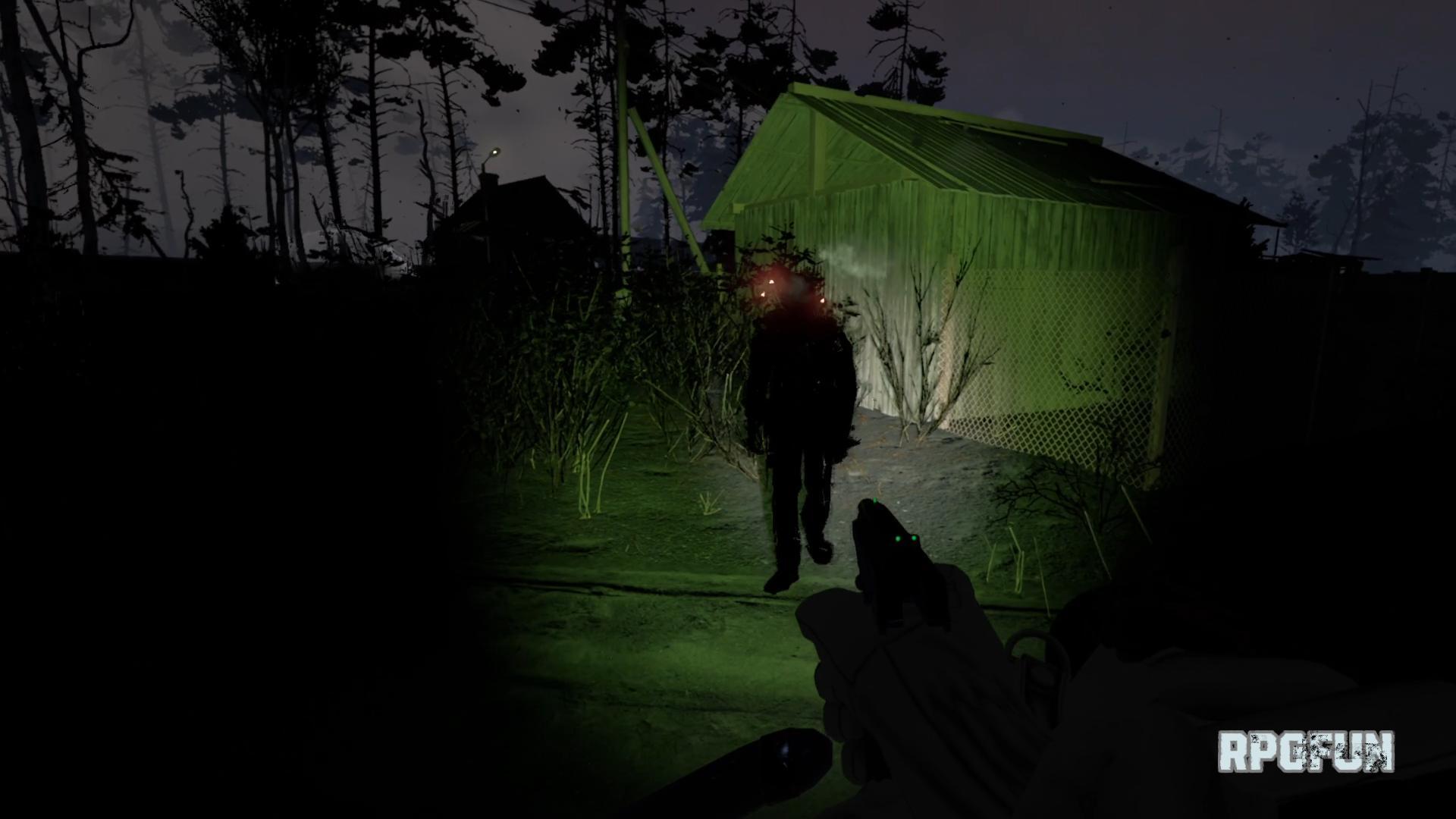 Криповая деревня into the radius #VR