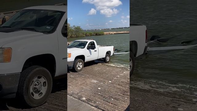 Left his truck on at the boat ramp