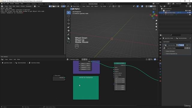 4. Instance a City on a Grid. Object Info Node