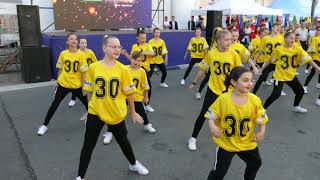 Фитнес - разминка на Тверском марафоне 2019