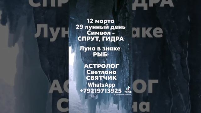 29 лунный день. Символ - СПРУТ, ГИДРА