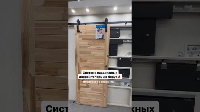 Раздвижная система ЛОФТ  из Леруа Мерлен👌🏻#двери #раздвижнаядверь
