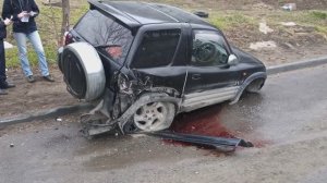ДТП на Добровольского - Прогрес развалил три машины.