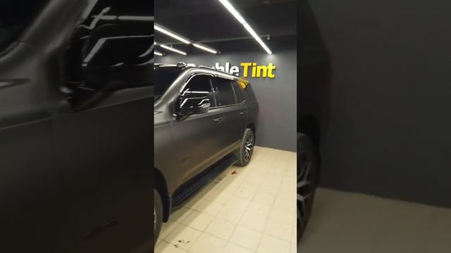 #Chevrolet Tahoe V поколение  с автоматической тонировкой от #DoubleTint #moscow