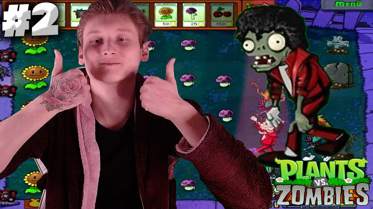 МАЙКЛ ДЖЕКСОН ЖИВ► PLANTS VS ZOMBIES ► ПРОХОЖДЕНИЕ #2