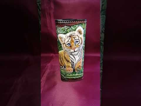 Ключница. Изделия из кожи. СКСтиль. Видео обзор: Тигрёнок)