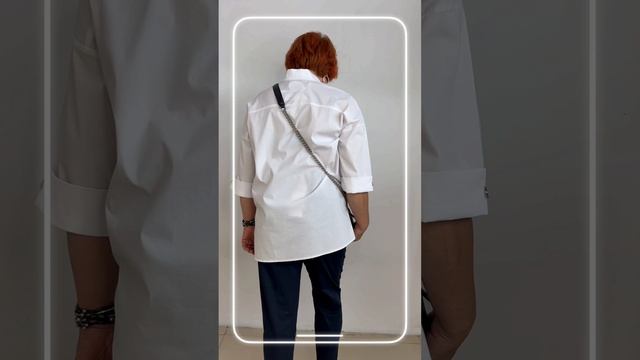 Белая рубашка. Размер: 50