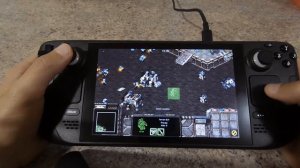 StarCraft Remastered Steam Deck gameplay