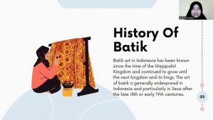 Indonesian Traditional Art : "BATIK"