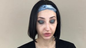 Вечерний зелёный макияж с Morphe - 35C