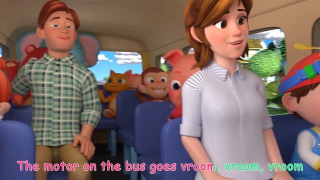 Wheels on the Bus Song for Kids Part2
