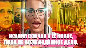 Ксения Собчак и её новое, пока не возбуждённое дело.