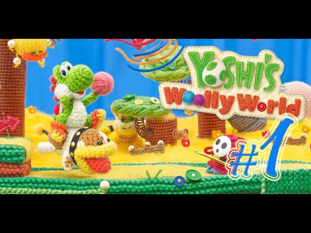 Ivan4ik & Alyon4ik - Yoshi's Woolly World (Wii U)(часть 1)(24.04.16)